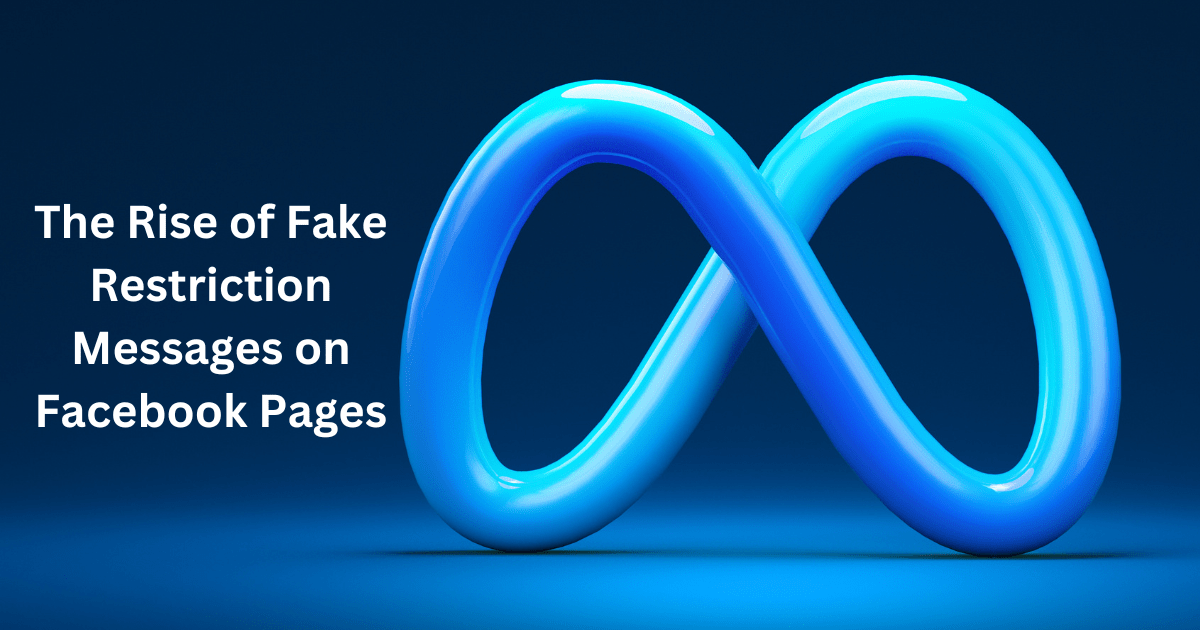 Fake Restriction Messages on Facebook Pages | Social Media Manager Ireland